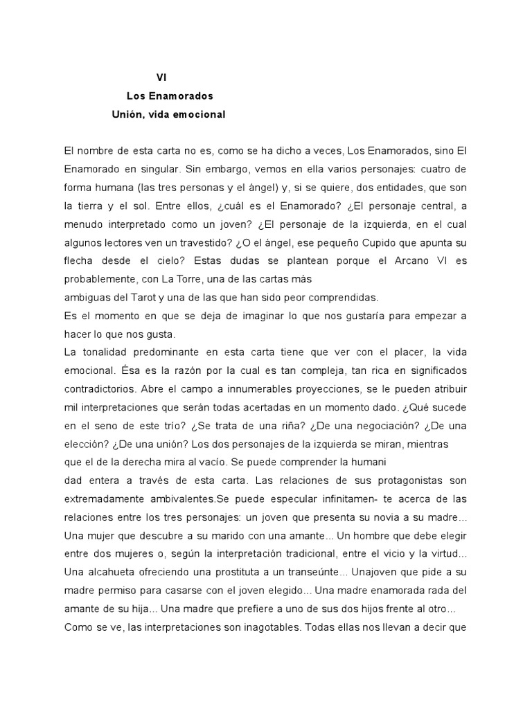 Arcanos Mayores Parte II Metag | PDF | Amor | Soledad