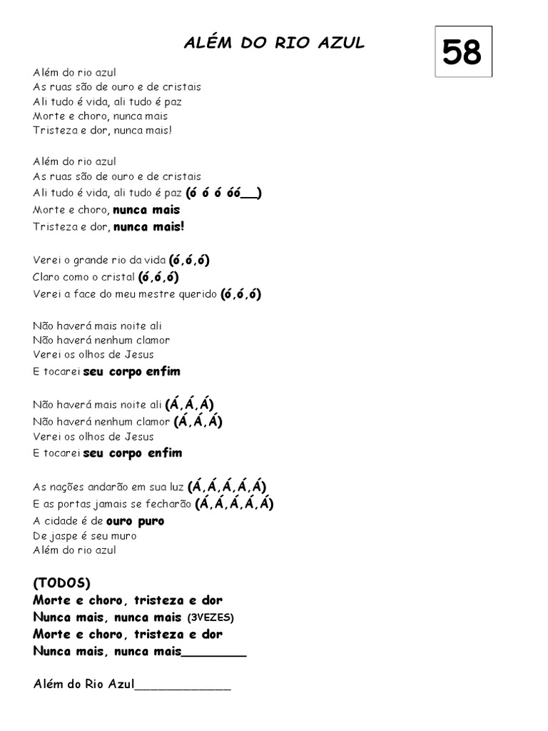 Além Do Rio Azul Voz Da Verdade | PDF