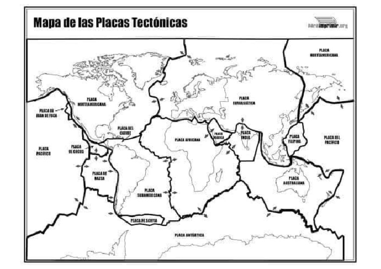 Placas Tectonicas Alumnos | PDF