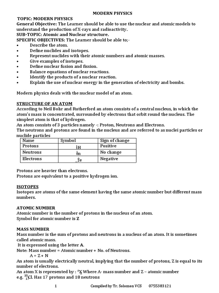UCE Physics Modern Physics | PDF | Radioactive Decay | Photoelectric Effect