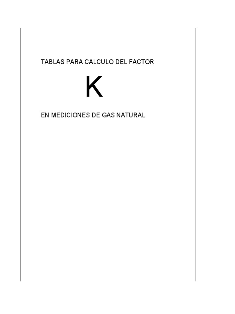 Calculo Del K | PDF | Presión | Física