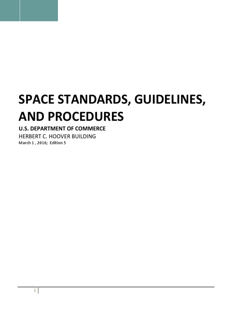 01 HCHB OFEQ Space Standards Guidelines Procedures Rev5 | PDF