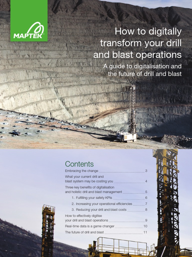 Maptek BlastLogic How To Digitally Transform Your Drill and Blast ...