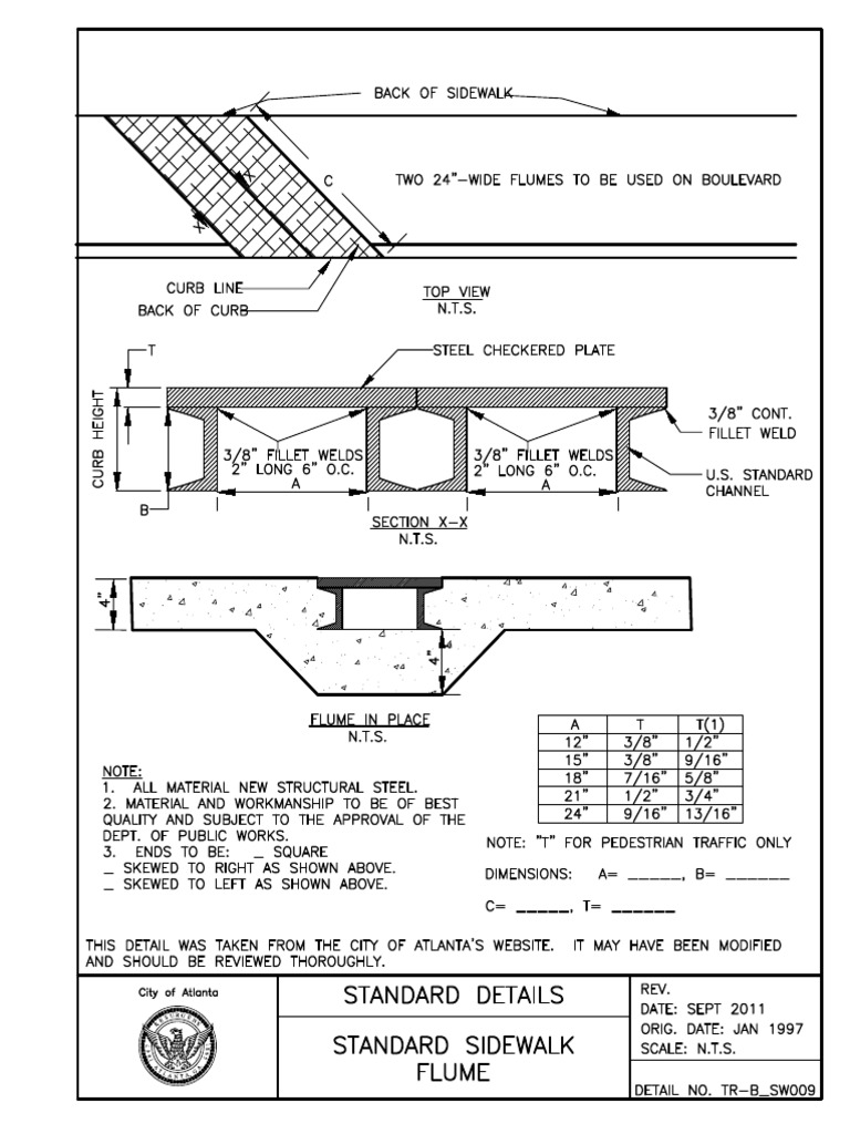 Sidewalk Flume | PDF