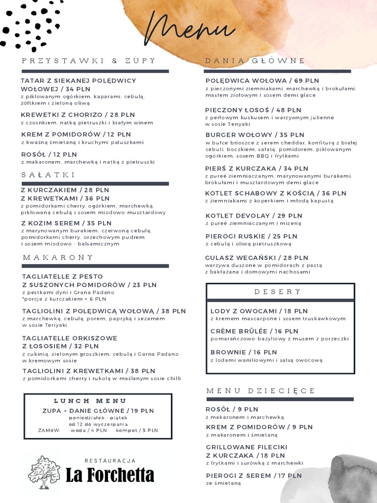 LaForchetta Lato2020 MENU | PDF