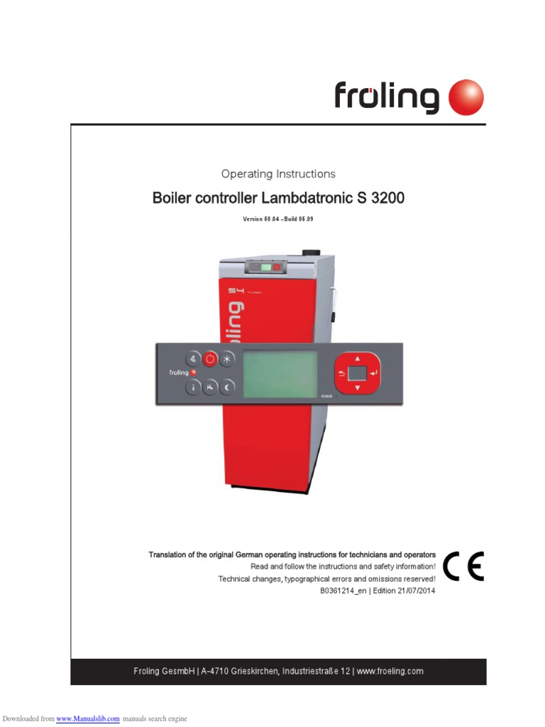 Lambdatronic S 3200 | PDF | Electrical Wiring | Water Heating