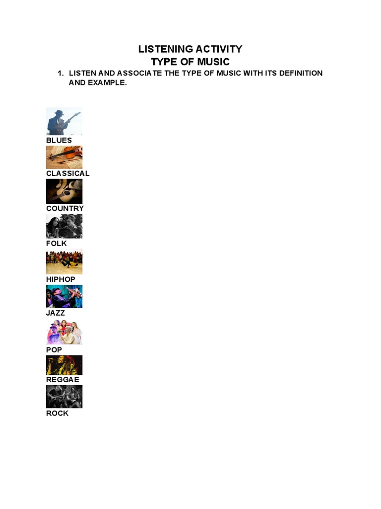 LISTENING ACTIVITY - 1ero BGU | PDF | Language Arts & Discipline ...