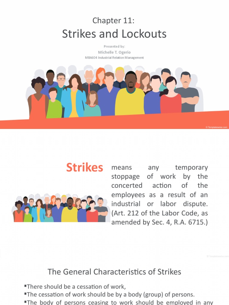 Strikes and Lockouts Explained | PDF | Strike Action | Lockout (Industry)