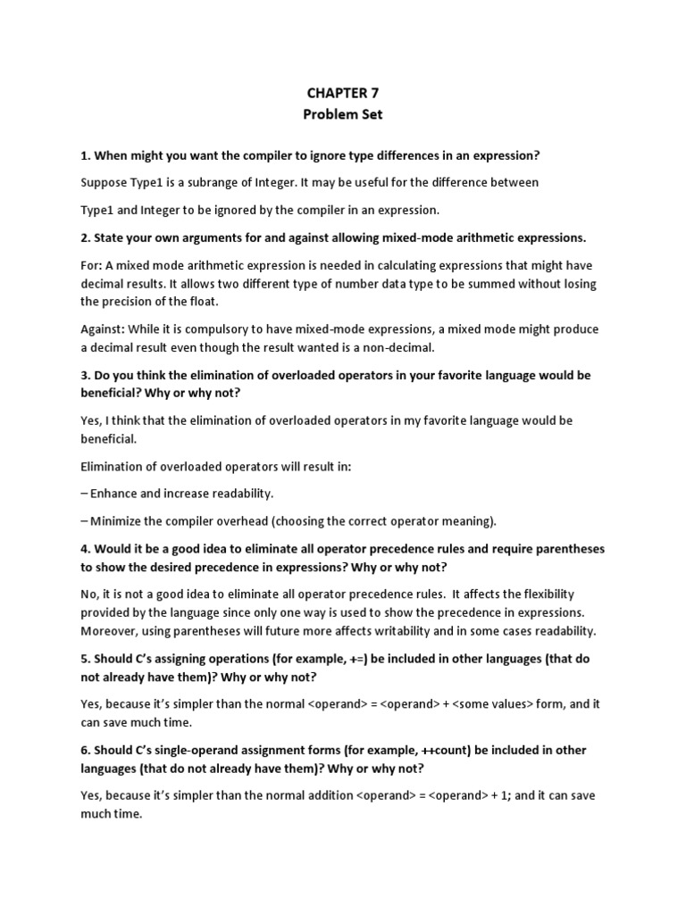 Ch7 Problem Set | Descargar gratis PDF | Theoretical Computer Science ...