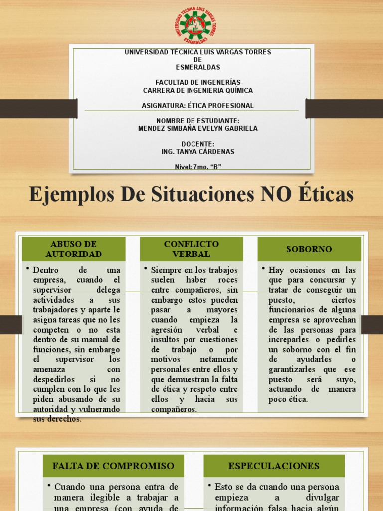 Ejemplos Antiéticos | PDF | Etica Aplicada | La naturaleza humana