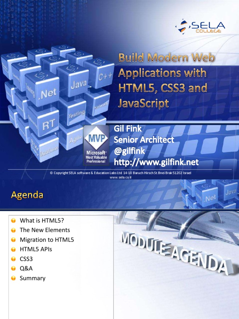 Build Modern Web Applications With Html5 Css3 And Javascript Pdf World Wide Web Internet 