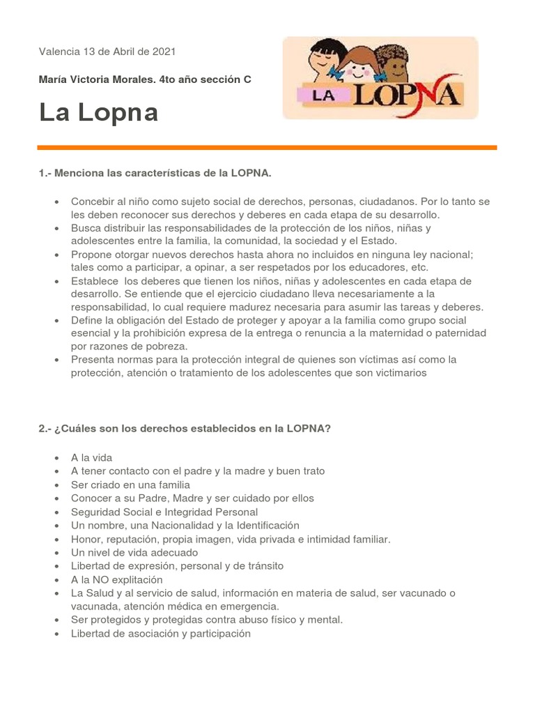 La Lopna | PDF | Familia | Etica Aplicada