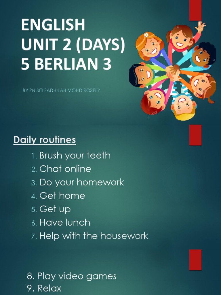 Unit 2 - Daily Routines | PDF