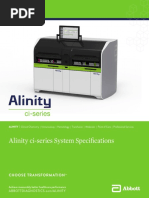 Product Specification Alinity Ci | PDF | Science | Science And Technology