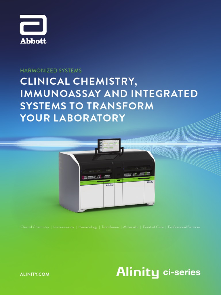 Abbott Alinity c+i+h+m++s+iSTAT | PDF | Laboratories | Assay