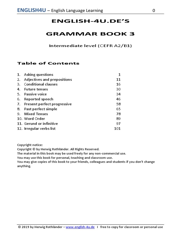 Grammar-Ebook-3 Unlocked 77 | PDF | Subject (Grammar) | Grammatical Tense