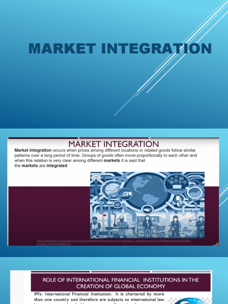 Module 3-Market Integration | PDF