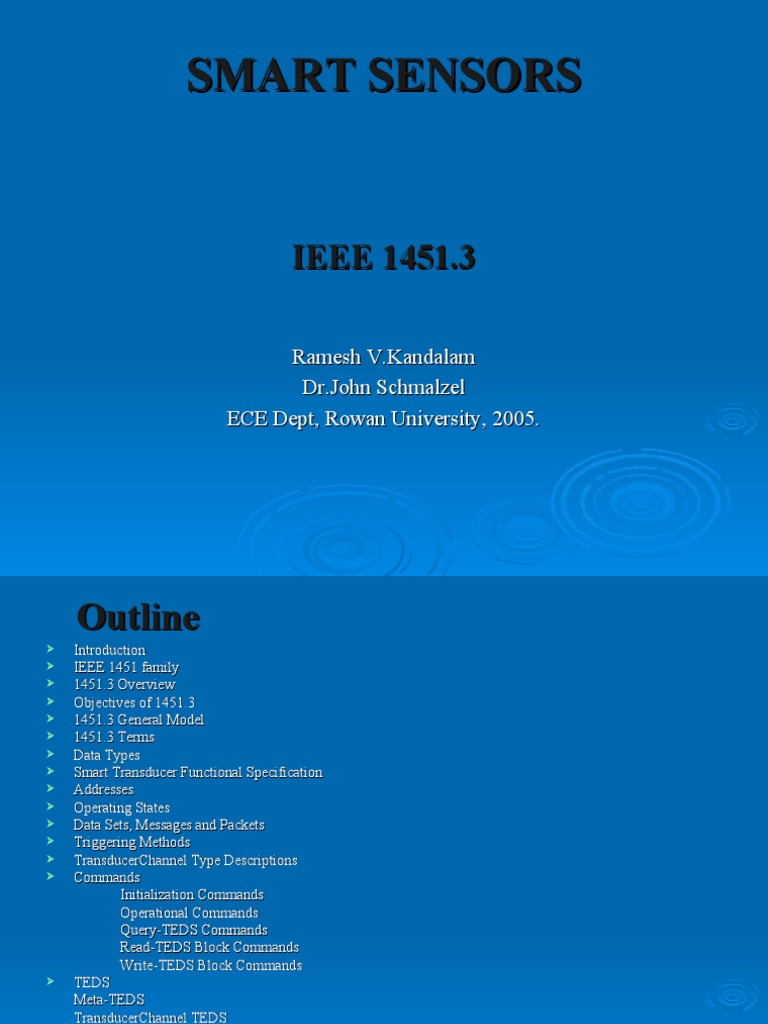 Ieee 1451 (1) .3 | PDF | Computer Network | Byte