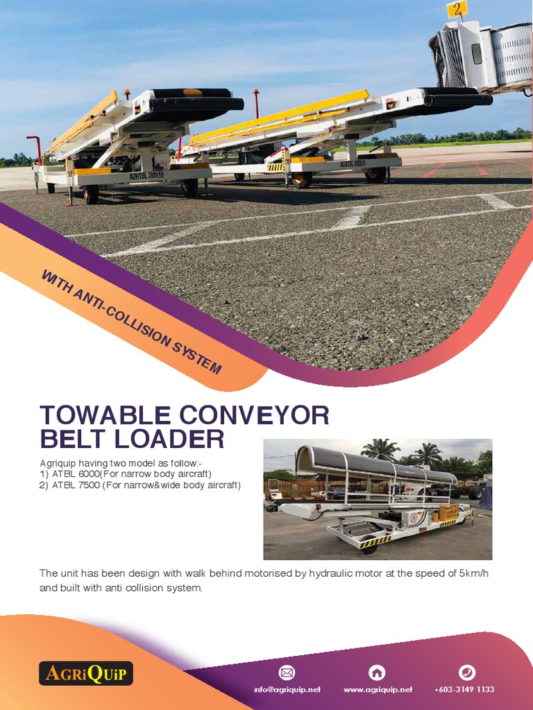 Towable Belt Loader | PDF | Vehicles | Aeronautics
