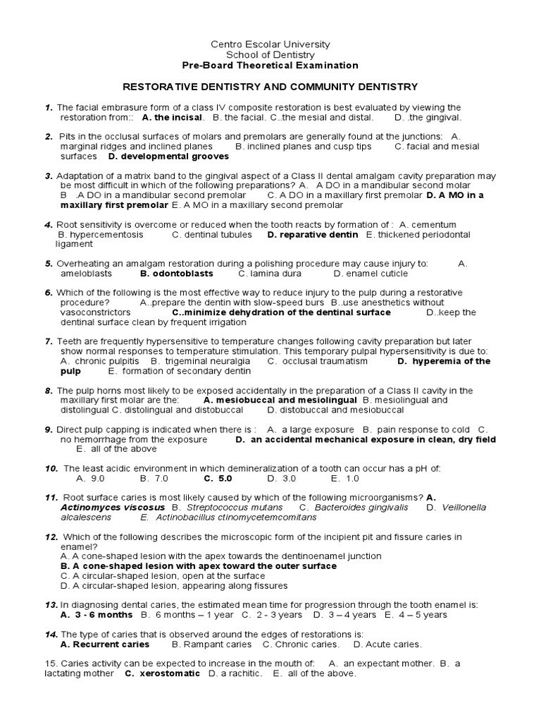 Facial Embrasure Form of A Class IV Composite | PDF | Health Sciences ...