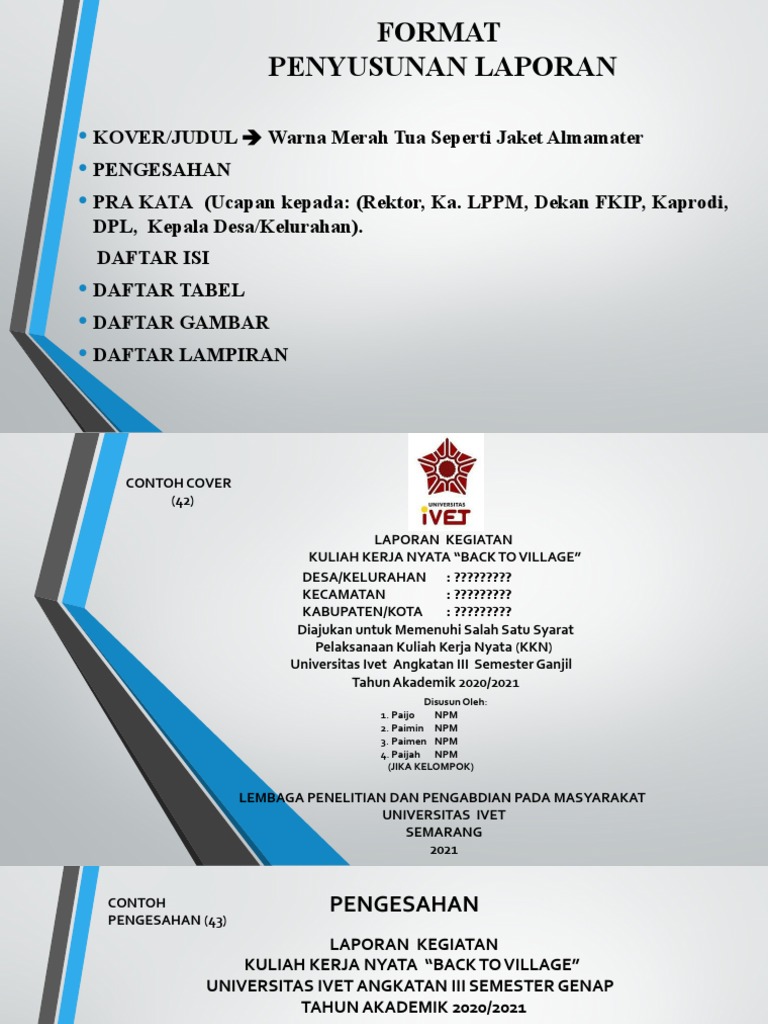 Ivet Materi Penyus Laporan Ka LPPM | PDF