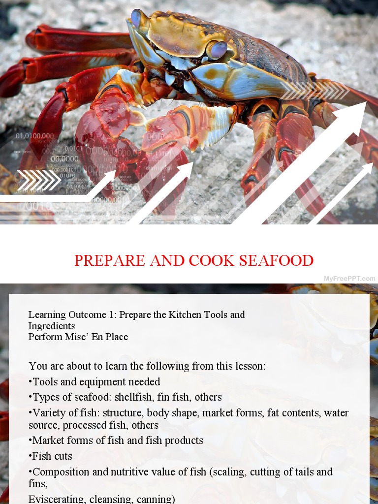 Prepare and Cook Seafood | PDF | Food Preservation | Cooking