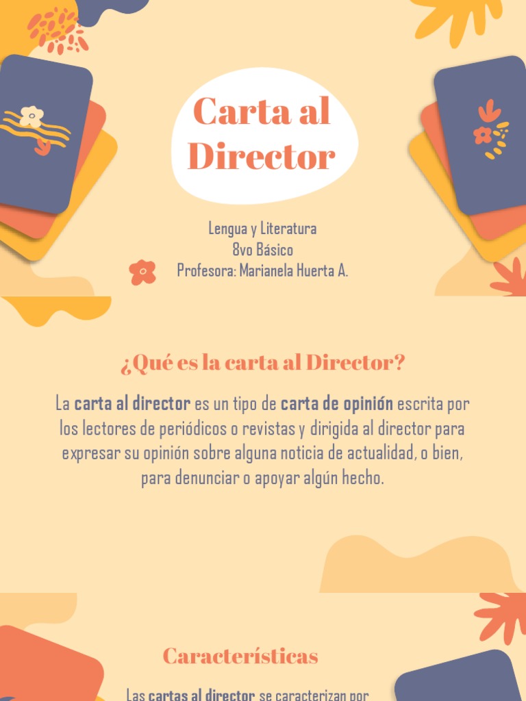 Cómo Escribir una Carta al Director | PDF | Deportes y actividades al ...