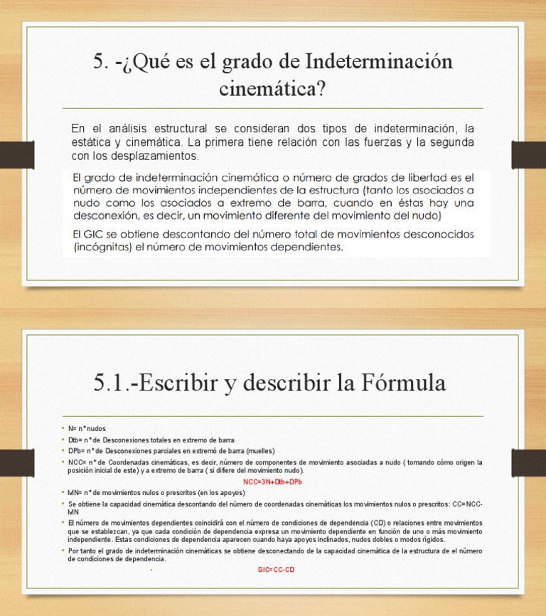 Grado de Indeterminación Cinemática | PDF | Ciencia y matemáticas
