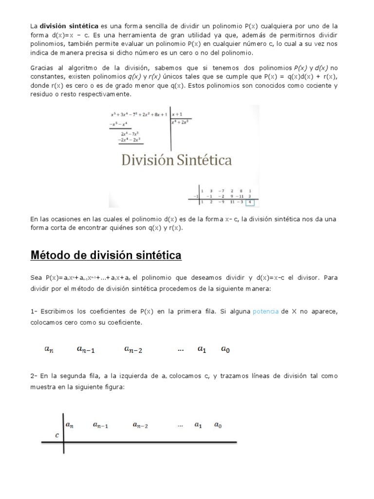 DIVISION | PDF | División (Matemáticas) | Análisis numérico