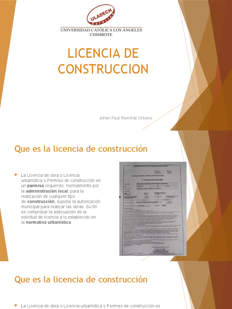 Licencia de Construccion | PDF