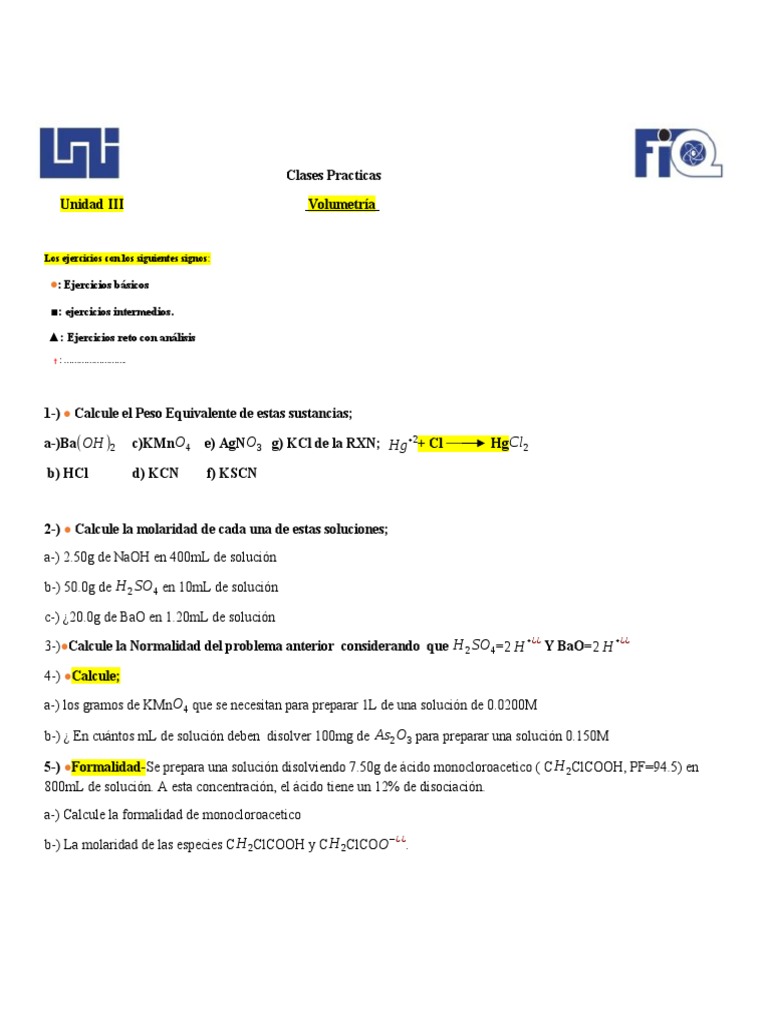 Clase Practica 2-Q.Analitica | PDF | Química | Valoración Clase Practica 2-Q.Analitica | PDF | Química | Valoración