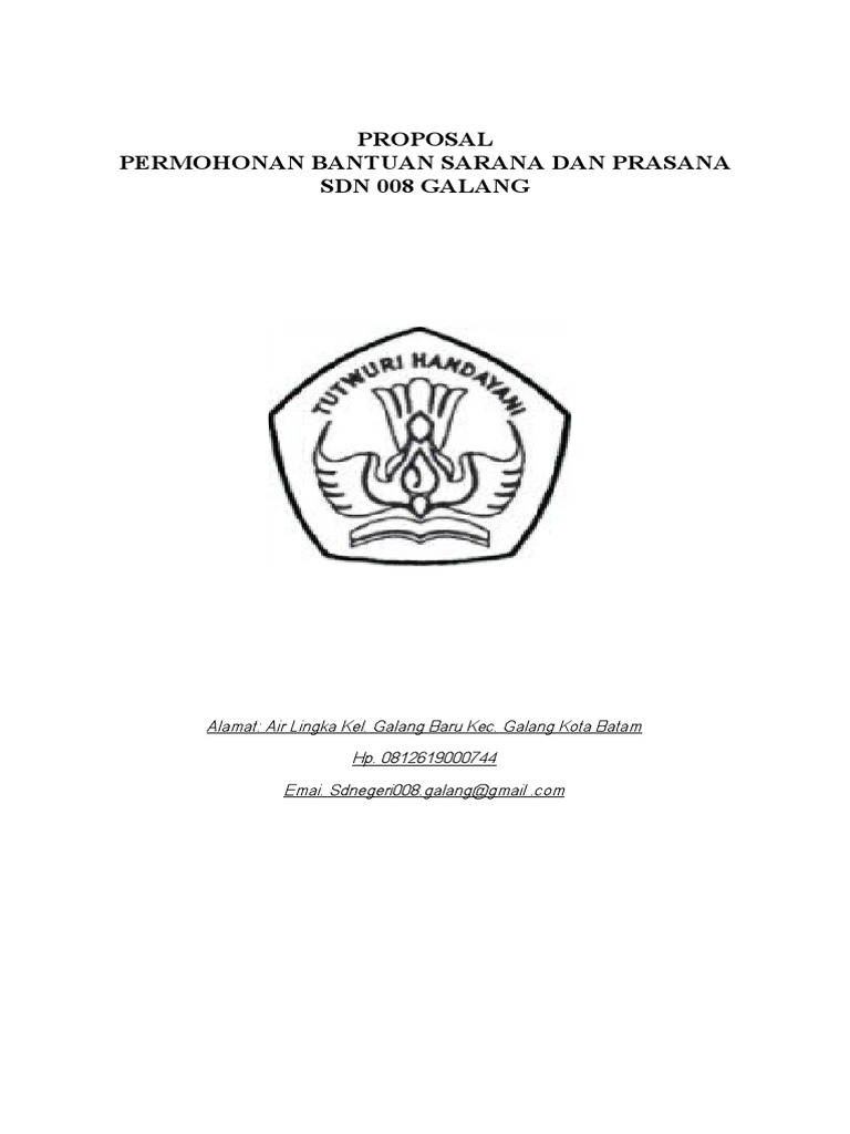 Proposal Sekolah | PDF