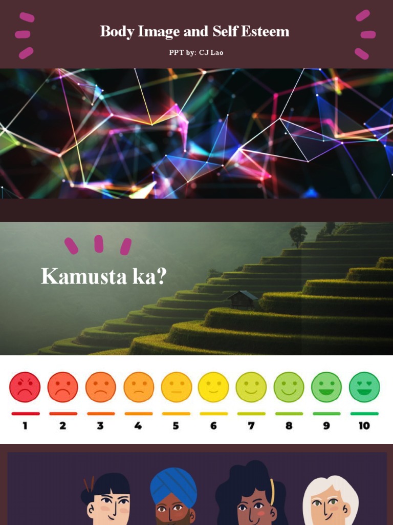Body Image and Self Esteem: PPT By: CJ Lao | PDF | Body Image ...