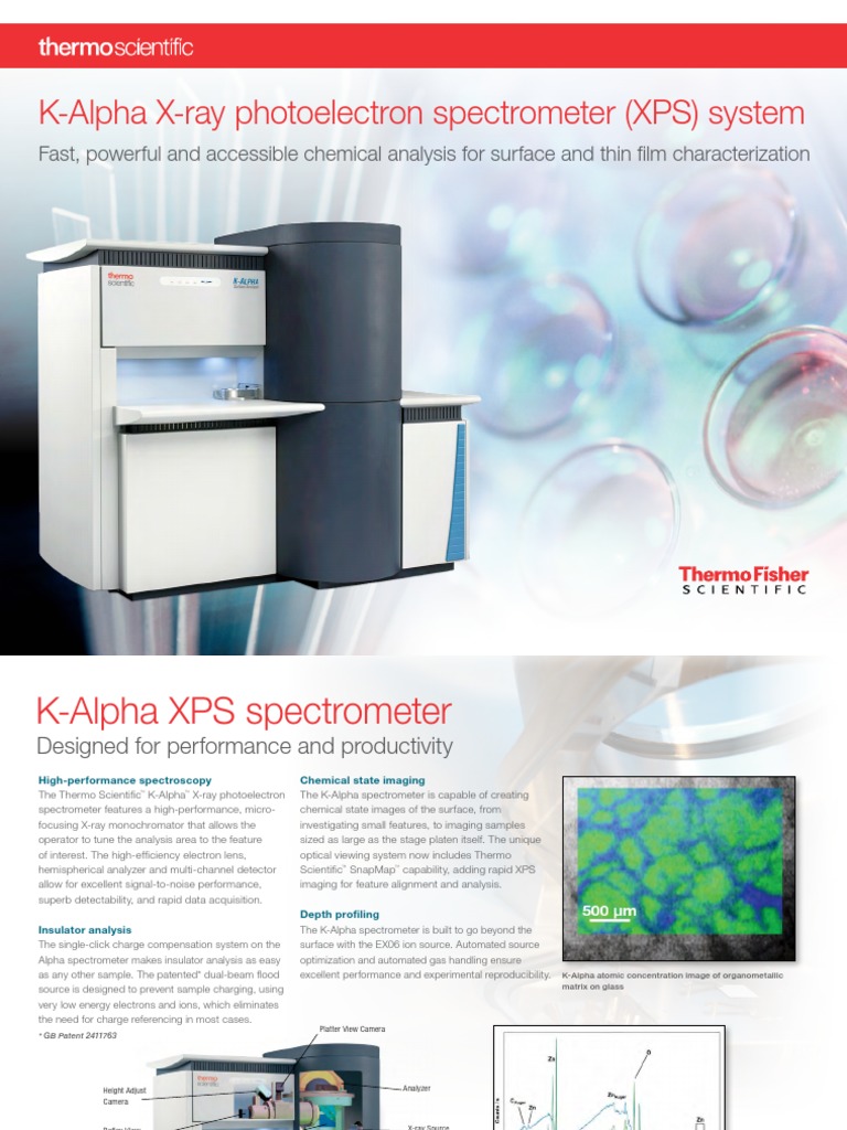 K-Alpha X-Ray Photoelectron Spectrometer (XPS) System | PDF | X Ray ...