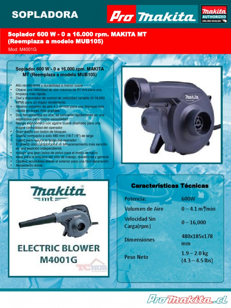 Ficha Tecnica Soplador | PDF