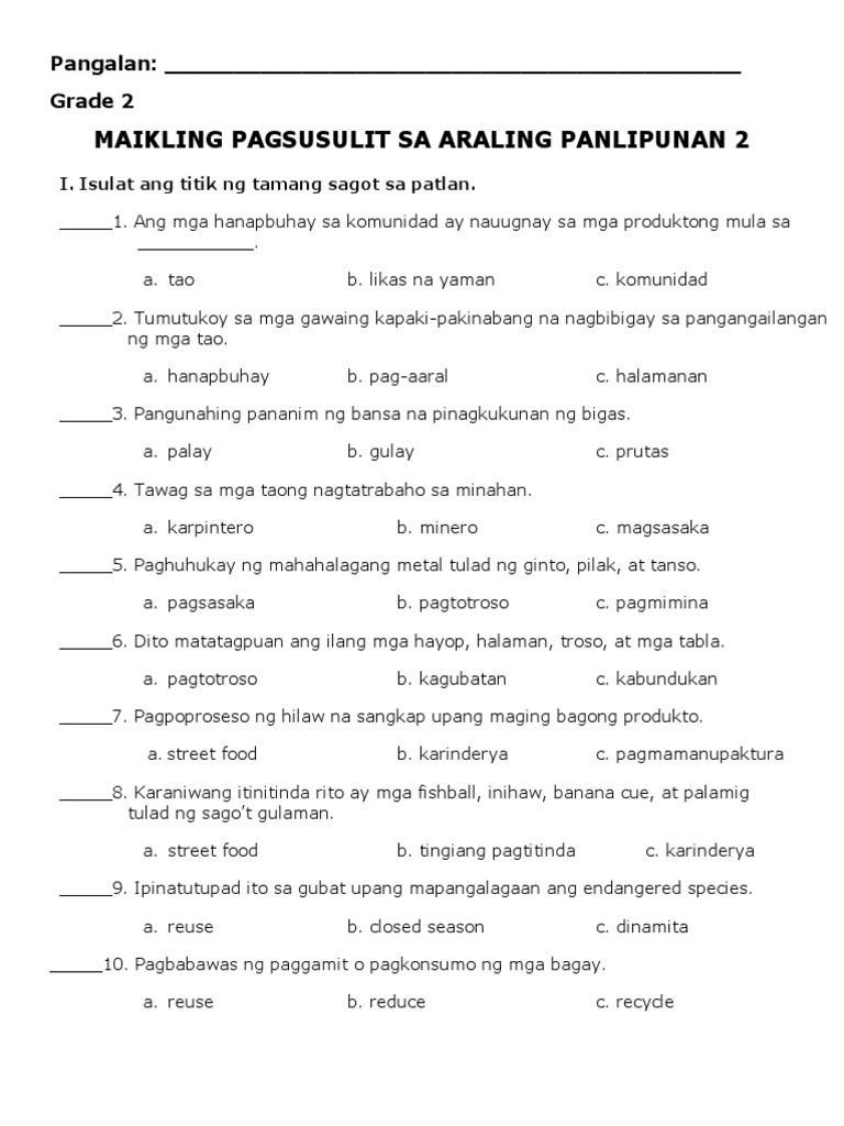 Quiz in AP2 | PDF