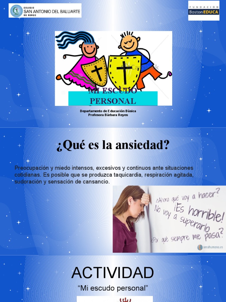 Autoconocimiento ESCUDO PERSONAL | PDF