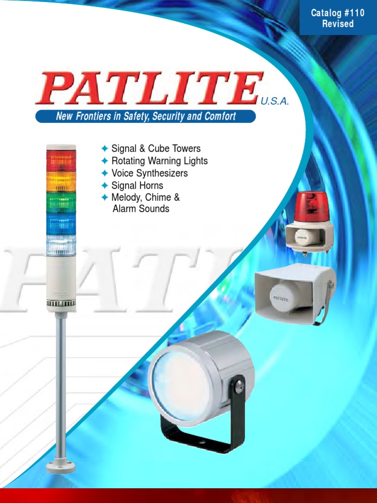 PATLITE Tower Light | PDF | Bipolar Junction Transistor | Light Emitting Diode