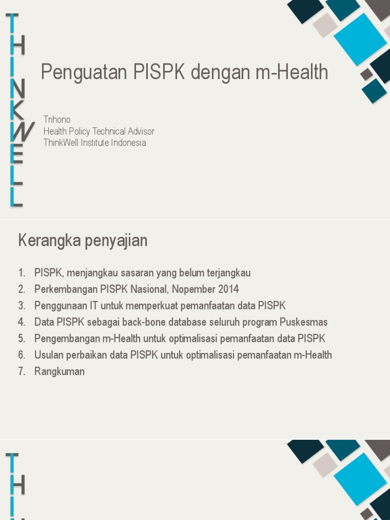 PISPK Dalam M-Health - Materi Pak TRihono | PDF