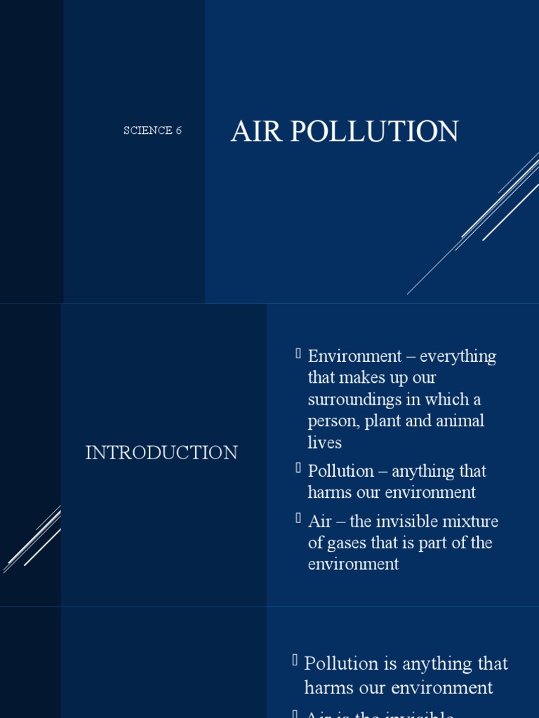 Air Pollution | PDF