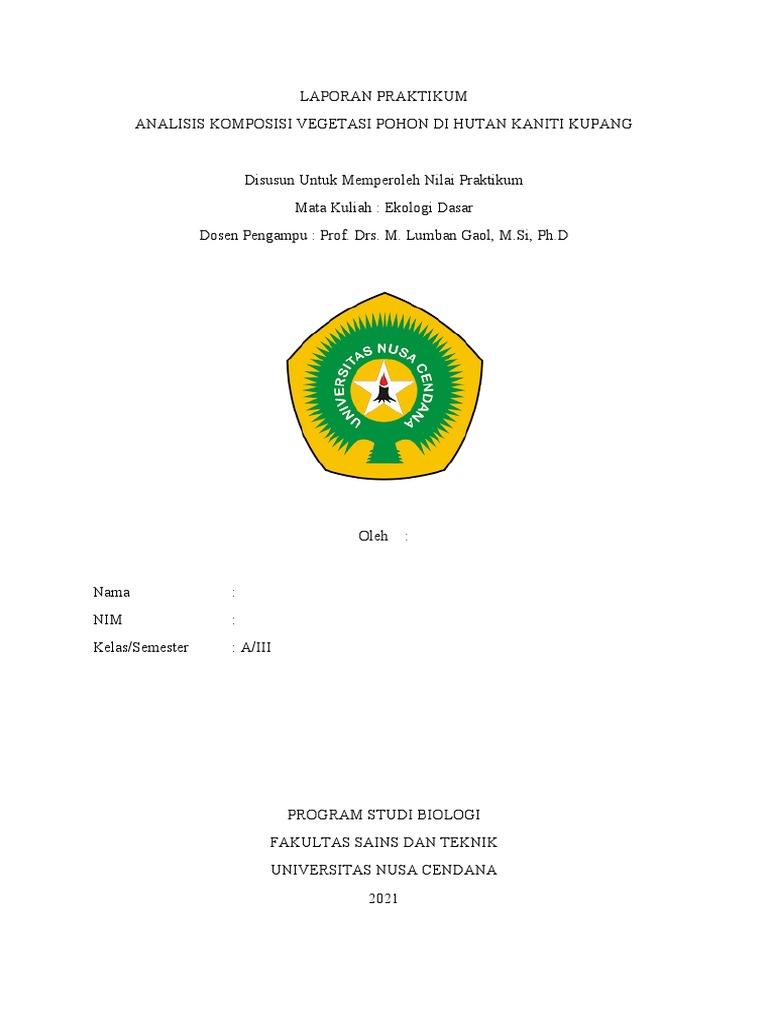 Laporan Praktikum Ekologi Dasar | PDF