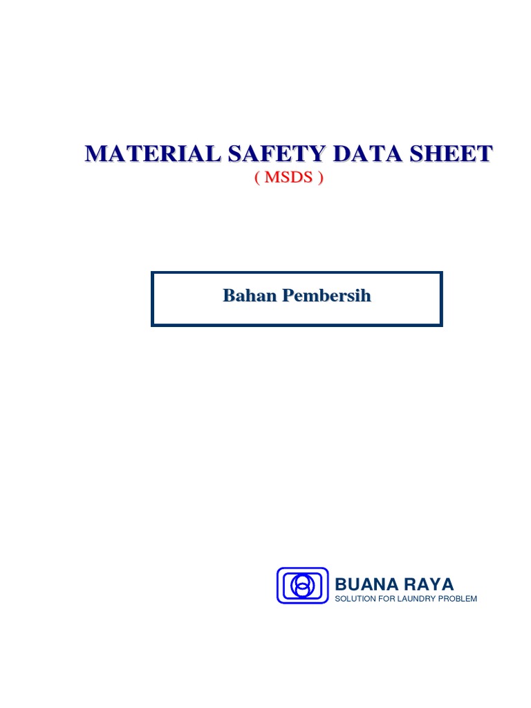 MSDS | PDF