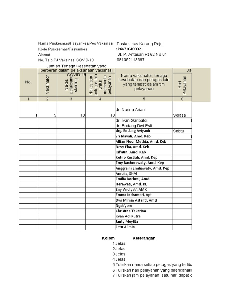 Format Microplanning | PDF