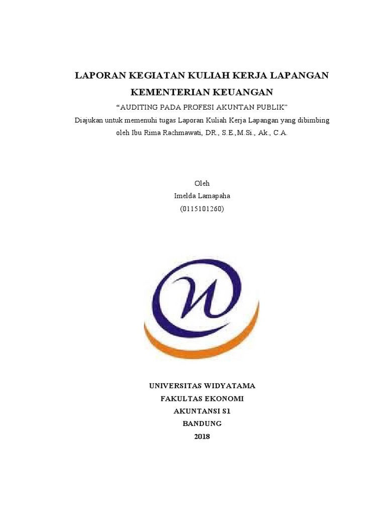 Laporan KKL Imelda | PDF | Karier & Perkembangan | Bisnis