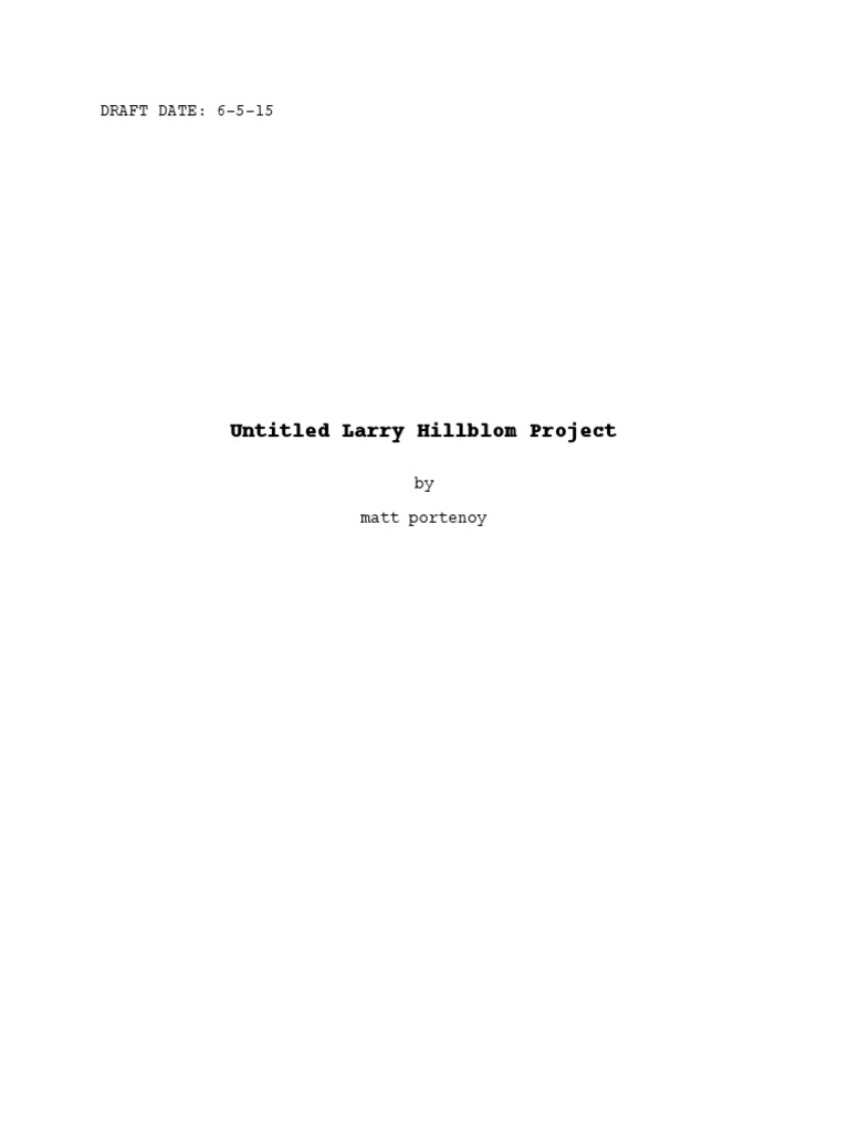 Untitled Larry Hillblom Project | PDF