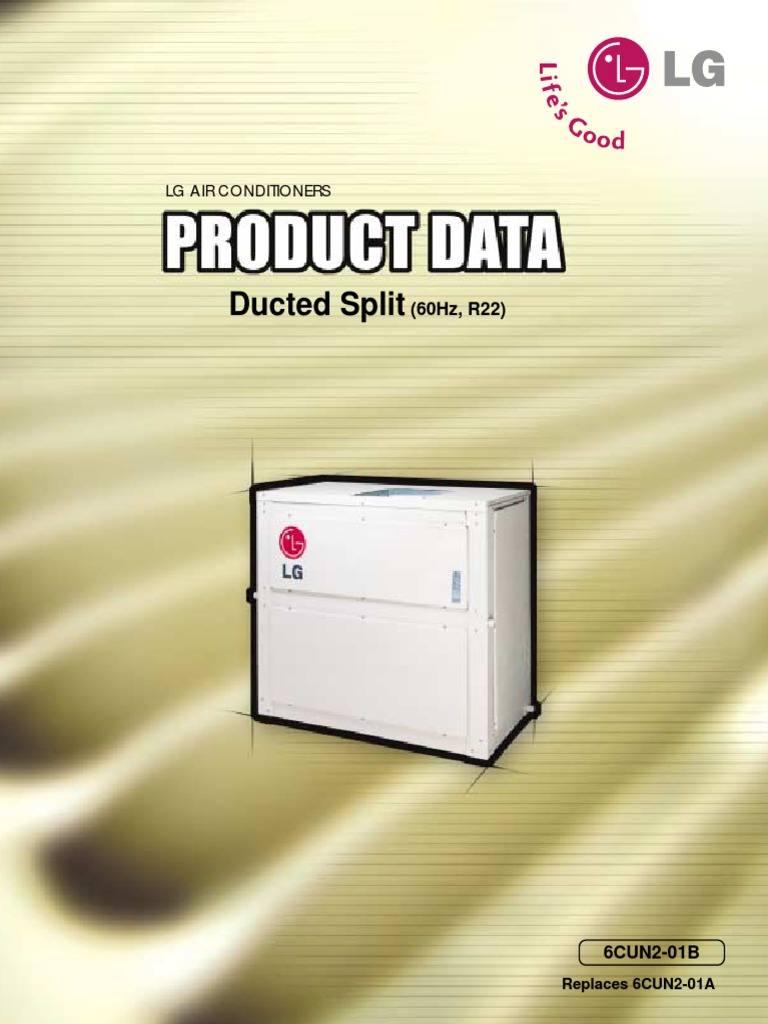 Ducted Split: LG Air Conditioners | PDF | Air Conditioning | Mains ...
