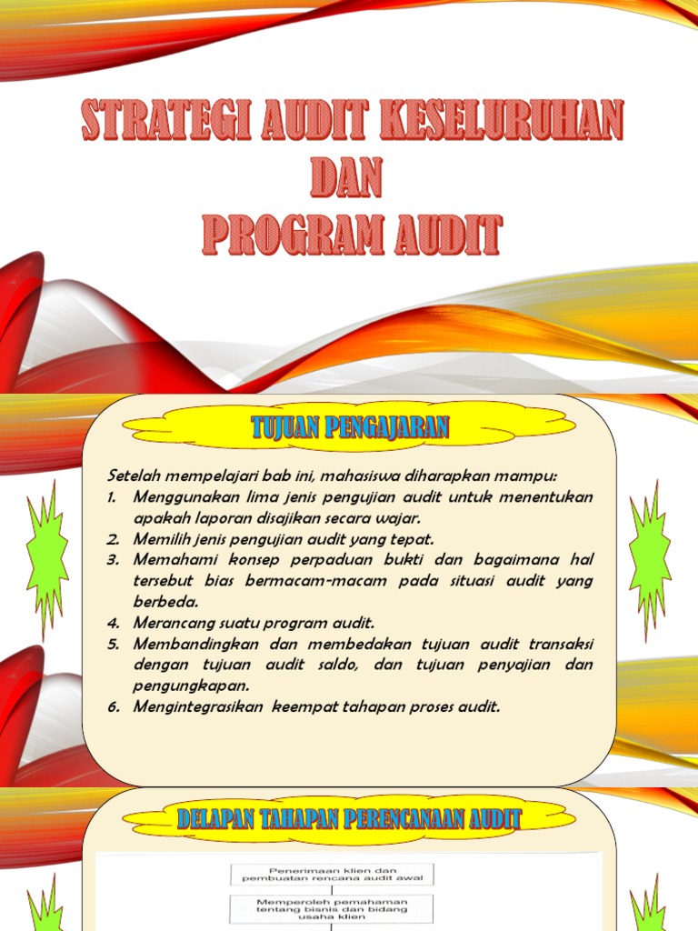 10 - Strategi Audit Keseluruhan Dan Program Audit | PDF | Bisnis ...