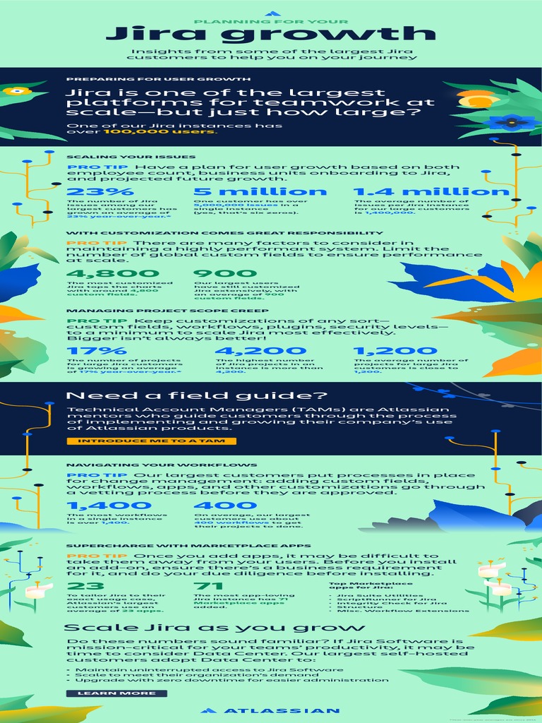 Jira Largest Customers Infographic | PDF | Application Software | Computing