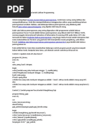 Algoritma Menentukan Bilangan Ganjil Atau Genap | PDF