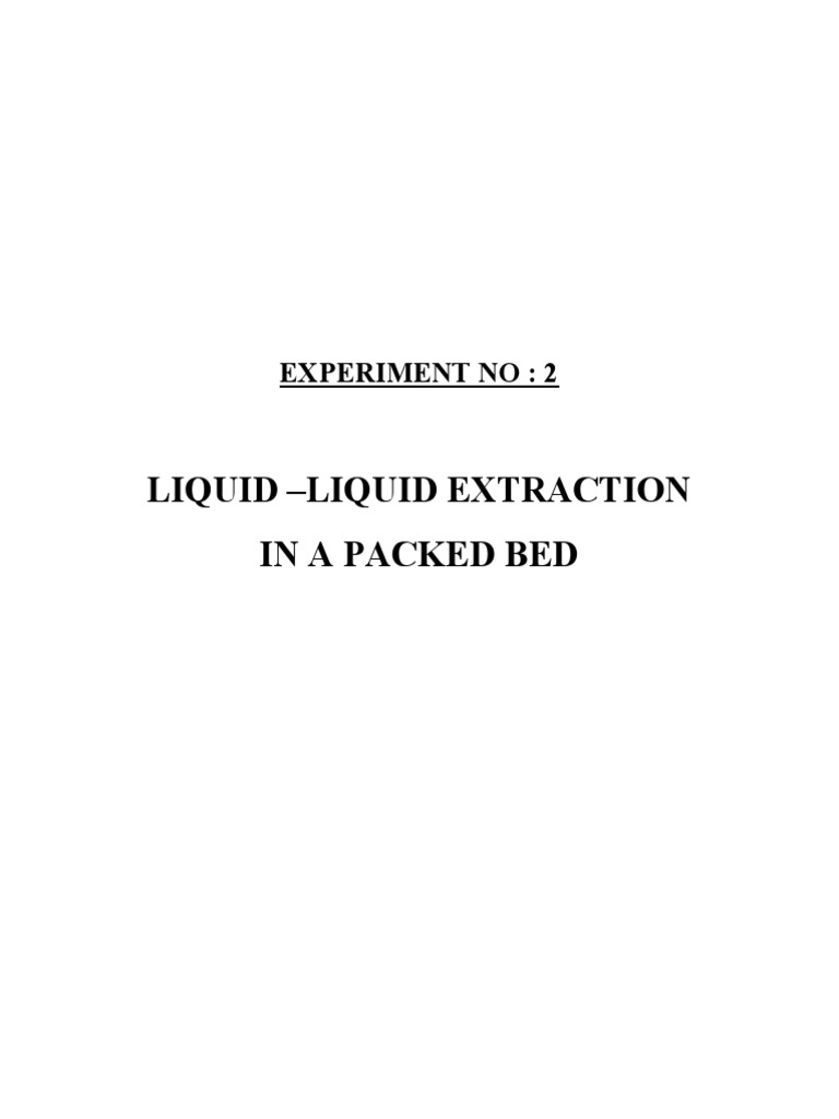 Liquid-Liquid Extraction Experiment | PDF | Phase (Matter) | Liquids